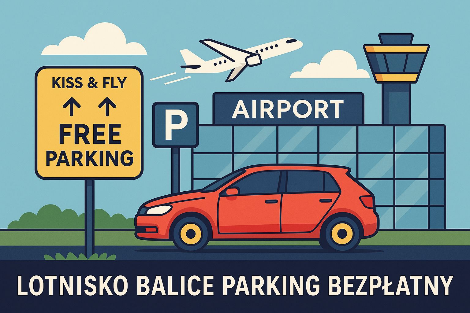 Bezpłatny parking lotnisko Kraków Balice - Easy Parking